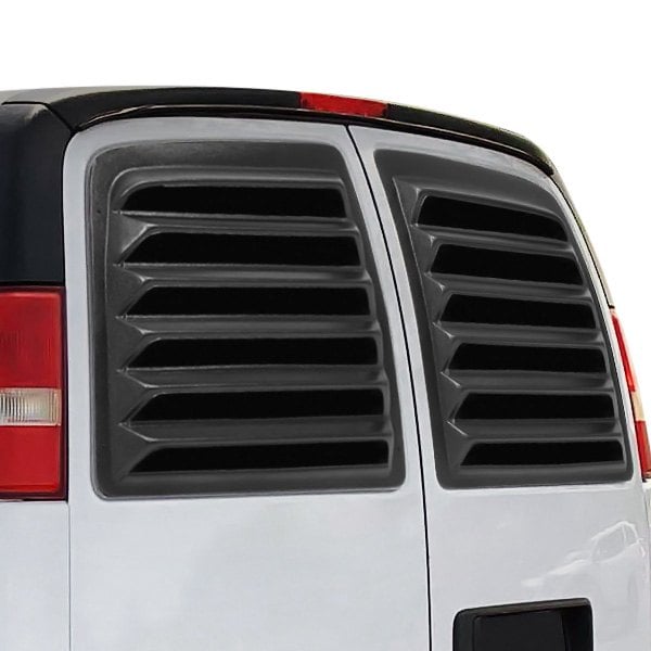 Torxe™ 40-1001724 - Matte Black Rear Window Louver