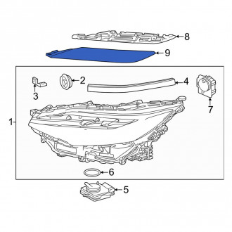 Toyota bZ4X OEM Lighting | Headlights, Fog & Tail Lights — CARiD.com