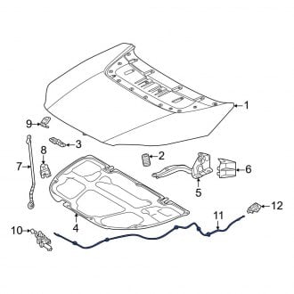 Toyota bZ4X Hood Release Cables & Handles — CARiD.com