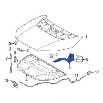 Toyota bZ4X Hood Hinges & Springs | CARiD