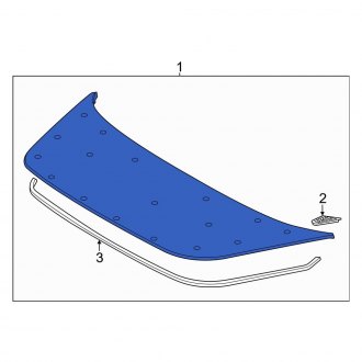 Toyota bZ4X Hood Moldings, Decals, Ornaments — CARiD.com