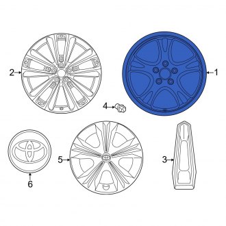 Toyota bZ4X Replacement Factory Wheels & Rims | CARiD