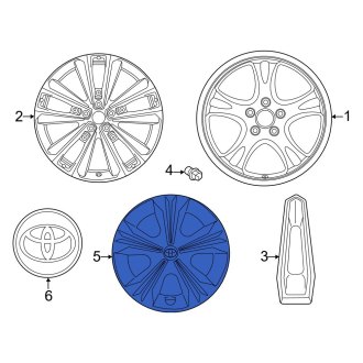 Toyota bZ4X OEM Wheels & Tires | Lug Nuts, TPMS Sensors — CARiD.com