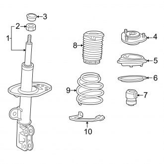 2023 Toyota bZ4X OEM Suspension Parts - Shocks, Struts | CARiD