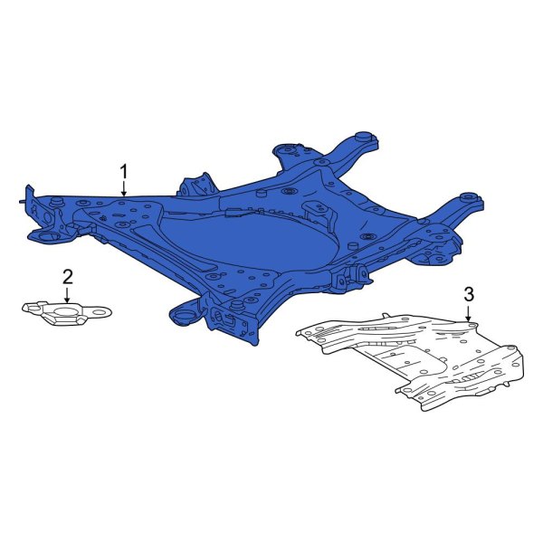 Toyota OE 5110042041 - Front Suspension Subframe Crossmember