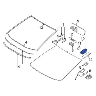 Toyota bZ4X OEM Wiper Blade & Washer Parts | Motors, Arms — CARiD.com
