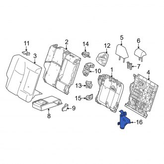 Toyota bZ4X Seat Components — CARiD.com
