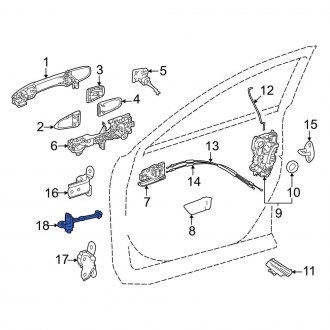 Toyota bZ4X Door Hinges, Pin & Bushing Kits | CARiD