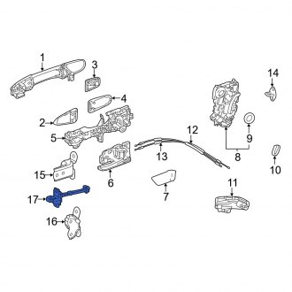 Toyota bZ4X Door Hinges, Pin & Bushing Kits | CARiD