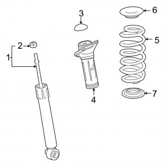 2023 Toyota bZ4X OEM Suspension Parts | Shocks, Struts — CARiD.com