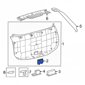 Toyota bZ4X Trunk & Tailgate Moldings — CARID.com