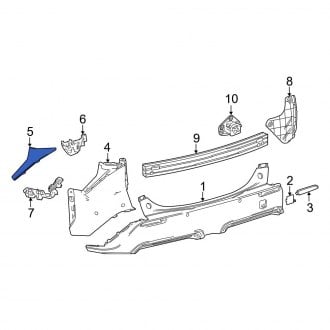 Toyota bZ4X Replacement Bumper Moldings & Trim | CARiD