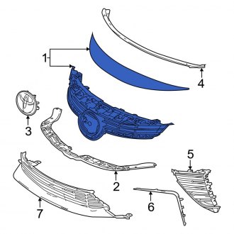 Toyota Mirai OEM Grilles | Factory Billet & Mesh Grilles — CARiD.com