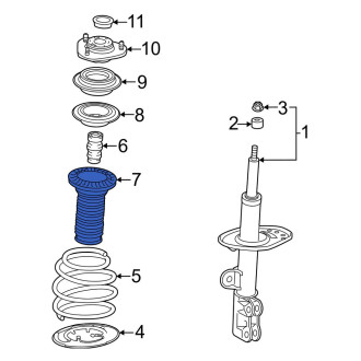 Toyota Mirai OEM Suspension Parts | Shocks, Struts — CARiD.com