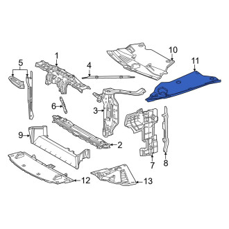 Toyota Mirai Radiator Support Covers — CARiD.com