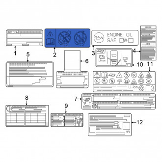 Toyota Corolla Cross A/C Compressors & Parts | Cover Plates, Seals ...