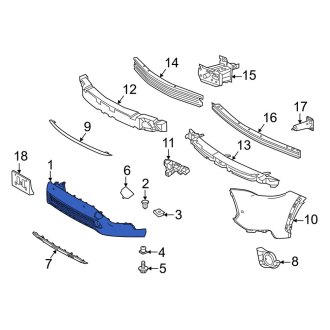 Toyota Corolla Cross OEM Bumpers - Genuine Front & Rear Bumpers | CARiD