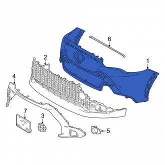 Toyota Corolla Cross Replacement Front Bumpers & Components — CARiD.com