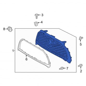 Toyota Corolla Cross Replacement Grilles - Moldings, Brackets | CARiD