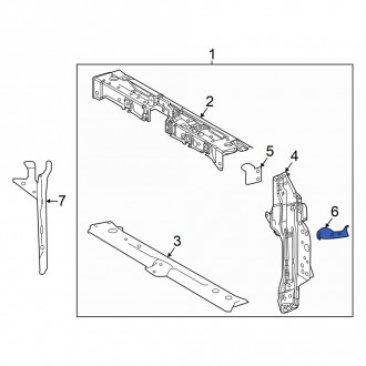 Toyota Corolla Cross Header Panel Brackets & Hardware — CARiD.com