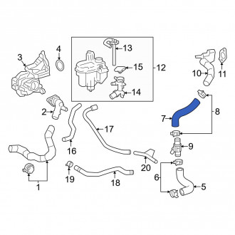 Toyota Corolla Cross OEM Engine Cooling Parts | Radiators, Fans — CARiD.com