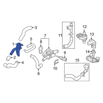 Toyota Corolla Cross Radiator Hoses & Clamps — CARiD.com