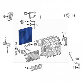 Toyota Corolla Cross A/C Evaporators & Components | Drains, Cores ...