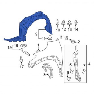 Toyota Corolla Cross Replacement Fenders & Components – CARiD.com