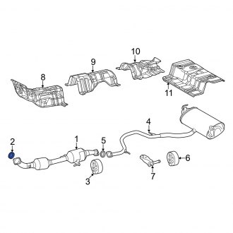 Toyota Corolla OEM Exhaust Parts - Systems, Tips, Pipes | CARiD