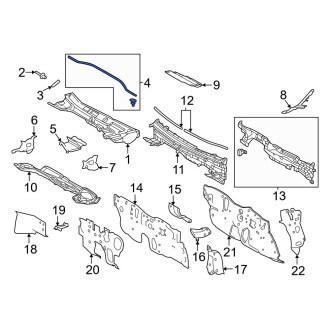 Toyota Corolla Cross Hood Weatherstripping Seals — CARiD.com