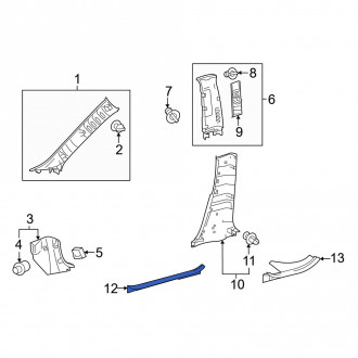 Toyota Corolla Cross Door Seals & Weatherstripping – CARiD.com