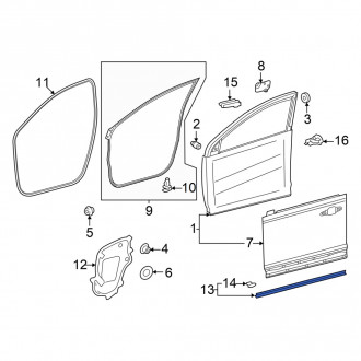 Toyota Corolla Cross Door Seals & Weatherstripping – CARiD.com