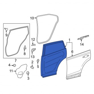 Toyota Corolla Cross Replacement Door Shells & Skins — CARiD.com