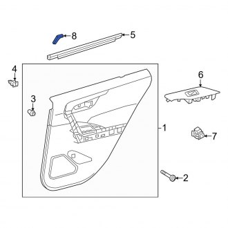 Toyota Corolla Cross Door Moldings | Side, Edge, Belt – CARiD.com