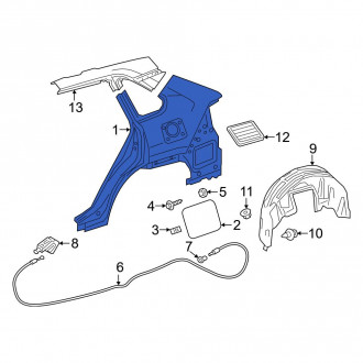 Toyota Corolla Cross Replacement Quarter Panels | CARiD