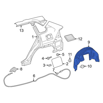 Toyota Corolla Cross Inner Fenders - Wells, Liners, Shields | CARiD