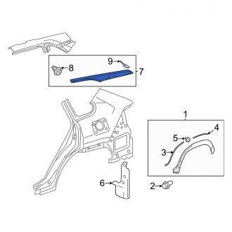 Toyota Corolla Cross Pillars | Assemblies, Door Jambs, Braces — CARiD.com