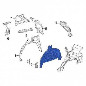 Toyota Corolla Cross Inner Fenders | Wells, Liners, Shields — CARiD.com