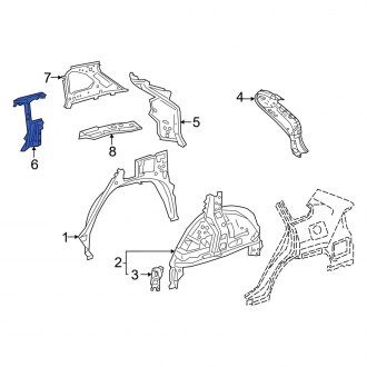 Toyota Corolla Cross Pillars | Assemblies, Door Jambs, Braces — CARiD.com