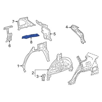 Toyota Corolla Cross Rocker Panel Hardware | Clips, Brackets — CARiD.com
