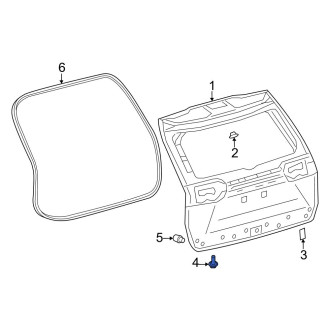 Toyota Corolla Cross Trunk & Tailgate Seals — CARID.com