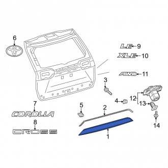 Toyota Corolla Cross Replacement Trunks & Tailgates - CARiD.com