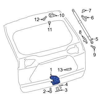 Toyota Corolla Cross OEM Trunks & Parts | Lids, Rear Panels — CARiD.com