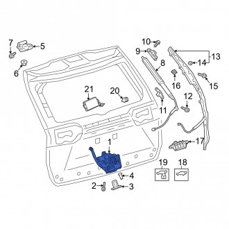 Toyota Corolla Cross Trunk/Tailgate Handles & Locks — CARID.com