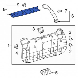 Toyota Corolla Cross Trunk & Tailgate Moldings — CARID.com