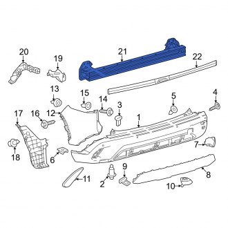Toyota Corolla Cross Bumper Reinforcements & Energy Absorbers – CARiD.com