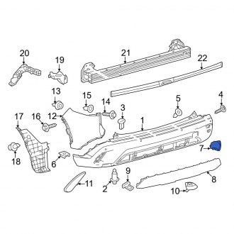 Toyota Corolla Cross Bumper Inserts & Covers | Front, Rear — CARiD.com