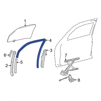 Toyota Sequoia Replacement Window Seals | CARiD