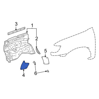 Toyota Tundra Replacement Fender Seals | Front & Rear — CARiD.com