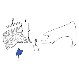 Toyota Tundra Replacement Fender Seals | Front & Rear — CARiD.com